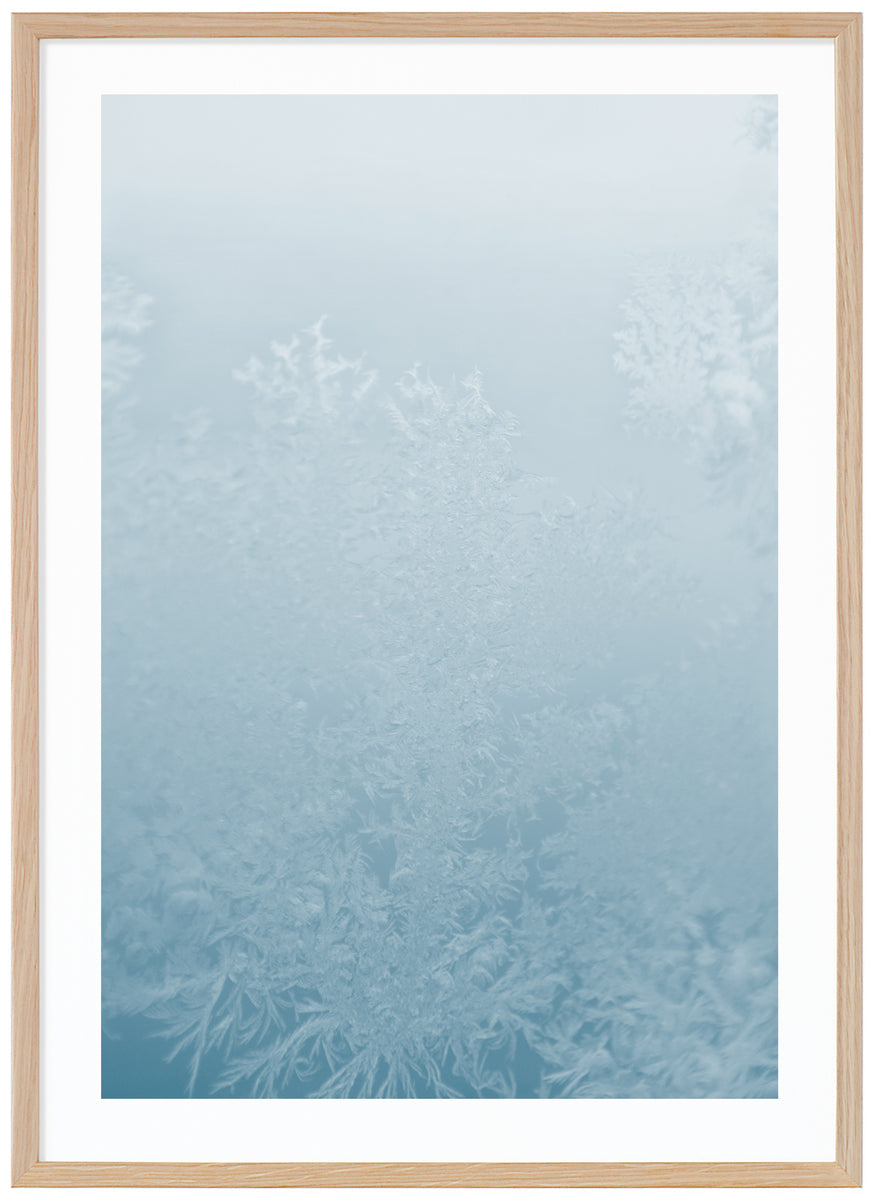 Ice Ice Baby Poster | Iskristaller i blått | Fotokonst – Poppy Posters